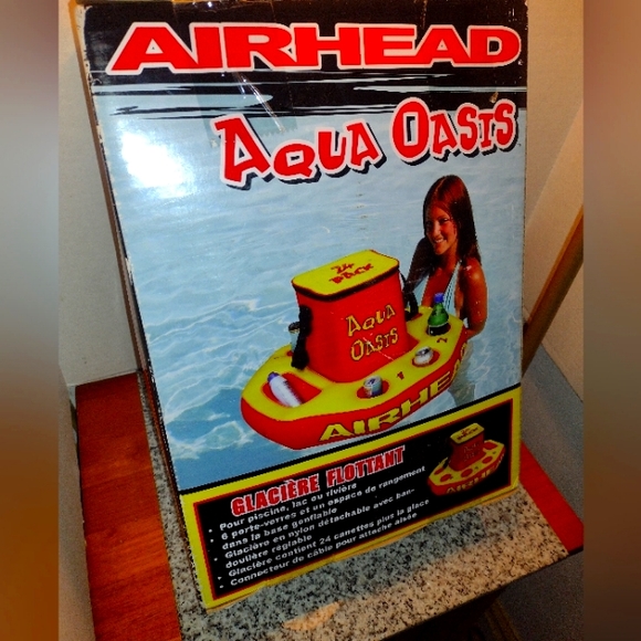 kwik Tek | Party Supplies | Aqua Oasis Floating Inflatable Cooler 24 ...